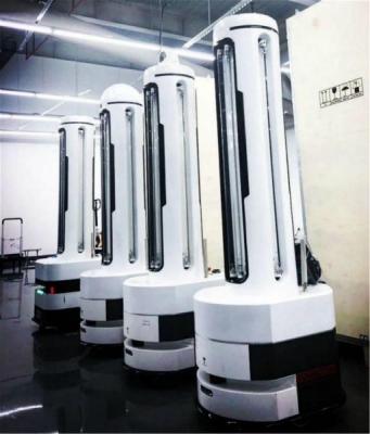 China Portable Indoor 95% UV Light Disinfection Robot for sale