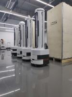 China Portable Voice Intercom 1,000 M2 UV Light Disinfection Robot for sale