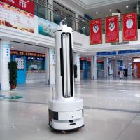 China Smart Bacteria Killing Ultraviolet Disinfection Virus Killing Robot for sale
