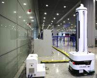 China Smart Bacteria Killing Ultraviolet Disinfection Virus Killing Robot for sale