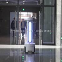 China Autonomous UV Light Disinfection Robot 270uv cm2 150min 1000sqm Indoor Mobile Disinfection for sale