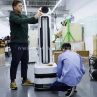 China Autonomous UV Light Disinfection Robot 270uv cm2 150min 1000sqm Indoor Mobile Disinfection for sale