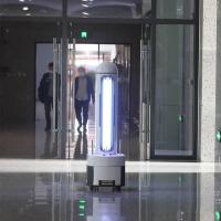 China UV Sterilization Disinfection Robot 270uv Cm2 150min 1000sqm Indoor Autonomous Mobile for sale