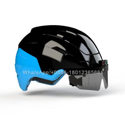 China Thermal Imaging Security Wearable AI Infrared Thermal Smart Helmet for sale