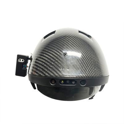 China Police Wearable Warrior Temperature Measurement Helmet for sale