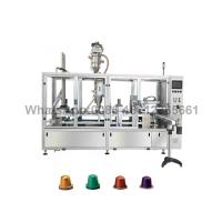 China Two Lanes Nespresso Coffee Capsule Filling And Sealing Machine for sale