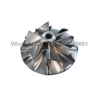 China 5-Axis CNC Machined Titanium Marine Impeller Grade 5 Custom Impeller for sale