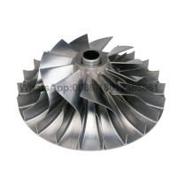 China 5 Axis Precision CNC Milling Titanium Aluminum Compressor Wheel Impeller 200mm for sale