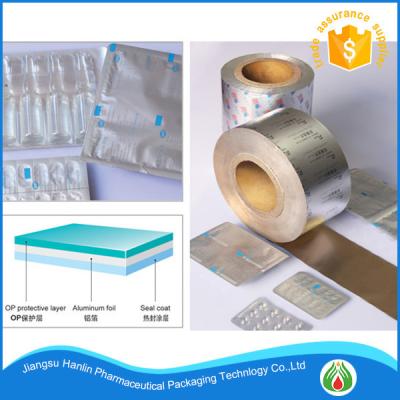 China Alloy 8011 backed ptp aluminium foil for pharmaceutical packaging for sale