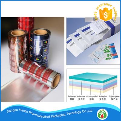 China PET/AL/PE composited polyethylene films for pharmaceutical packaging for sale