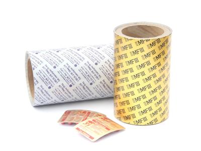 China O/H18 Temper OP/AL/VC structure aluminum foil roll for pills capsules tablets for sale
