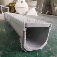 China High Strength Fiberglass Drainage Ditch 1000mm Lightweight Corrosion Resistant Channel for sale