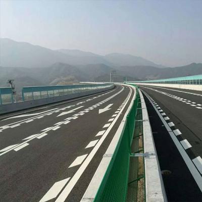 China Highway Anti Glare Fence Rhombic Aperture Steel Mesh Frame 2m Height Anti-Collision for sale