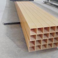China FRP Square Tube Hollow Reinforced Plastic Fence Post 80mm x 80mm Pultruded for sale