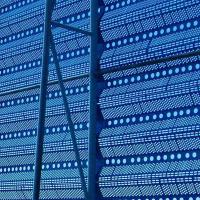 China Dust Suppression Net Round Hole Windshield Panel for Coal Yard Highway 5m x 10m for sale