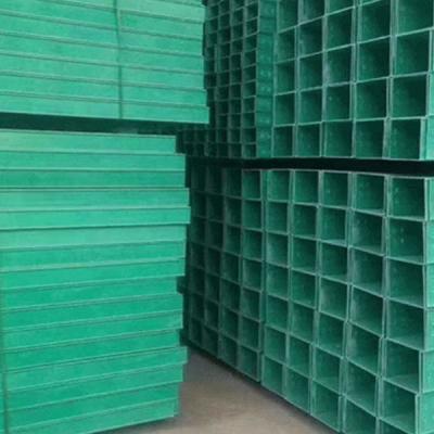 China FRP Trough Type Cable Tray 100mm Width Fire Prevention Railway Cable Insulation for sale