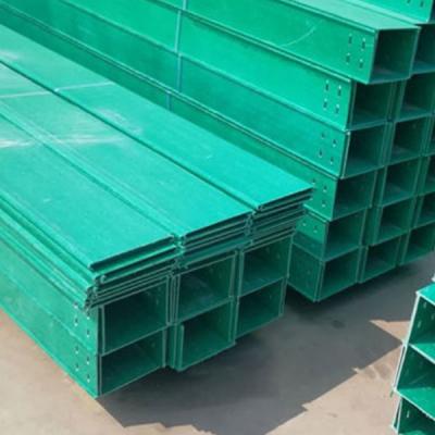 China FRP Pultrusion Cable Tray 100x150mm Insulated for Highway Railway Bridge for sale