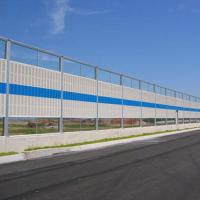 China FRP Highway Sound Barrier Panel 2400x1000mm Noise Wall Heat Resistant 15 Year Life for sale