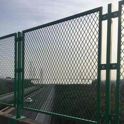 China FRP Anti Glare Road Isolation Fence Rhombus Mesh Anti-Dazzle Net 1.2m Height for sale