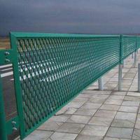 China FRP Bridge Impregnated Diamond Anti Glare Fence Green Anti Dazzle Net 300mm LWD 120mm SWD for sale