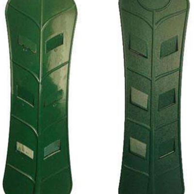 China Leaf Shaped Anti Glare Barrier Green Fiberglass Flaps 1200mm Anti Corrosion for sale
