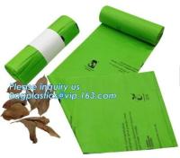 China eco friendly compostable biodegradable food bags with EN13432 BPI OK compost home ASTM D6400 certificates for sale