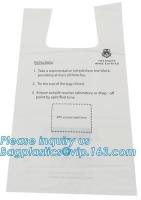 China manufacture promotional eco-friendly custom plastic drawstring kitchen trash bags, Biodegradable PLA Plastic Food Bag for sale