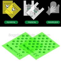 China Wholesale Pet Bone Shape Waste Bag Carrier Holder Case Dispenser Biodegradable Dog Poop Pick Up Bags for sale