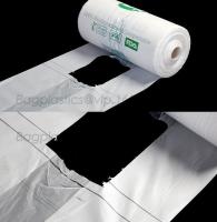 China Cornstarch 100% compostable bio degradable vest shopping plastic bags, Compostable Vietnam Shopping Packed Bags for sale