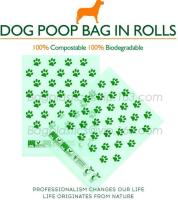 China Wholesale pet dog poop bags custom printed poop bags dog waste bags, Portable Bone-shaped Dog Pet Poop Waste Bags with D for sale