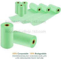 China medical compostable disposable plastic gloves, EN13432 BPI OK compost home ASTM D6400 cheap Factory OEM biodegradable di for sale