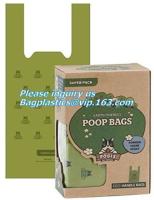 China pet supplies products biodegradable plastic compostable pet poop bags, Eco-friendly Compostable Pet Poop Bag for sale
