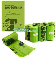 China Earth Friendly 4Rolls Refills Compostable Doggie Bag for Poop,Super Thick and Leak-Proof --60Bags Total for sale