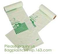 China 100% Eco-friendly Material Certified PLA Compostable Bag,Corn Starch T Shirt Bag Meet EN13432 BPI Biodegradable And Comp for sale