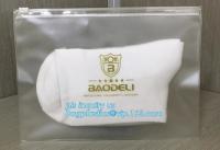 China LDPE PP PVC FOIL plastic slider zip Zip lockk clothing packaging bag with zipper, PE recloseable zipper bag, Eco-friendly for sale