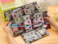 China Organizer Zipper Bag Folder Office Stationery bag, zipper optional size stationery Envelope PP File Bag, document bag fi for sale