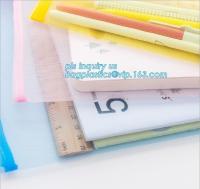 China Office Stationery Mesh Bags With Slider Zipper, expanding file/folder/File cover/documents pouch carry bag for sale