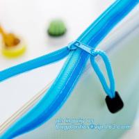 China Office Stationery Mesh Bags With Slider Zipper, expanding file/folder/File cover/documents pouch carry bag for sale