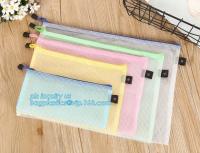 China Mesh Bag File Document Bag PVC File Folder Stationery Filing Production School Office Supply-in File Folder from Office for sale