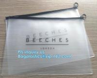 China Cosmetic Packaging Customized Clear PVC Travel Slider Bag/Manufacture pvc packaging bag,packaging pvc bag, slider zipper for sale