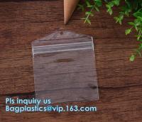China promotional clear zipper slider pvc plastic document/ swimming bag, Slider Gusset Cosmetic Bag Makeup Case Plastic Water for sale