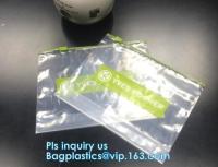 China zipper slider travel cosmetic bag, commodity package bag, Promotional Transparent Cosmetic PVC Bag Slider Zip Bags Clear for sale