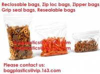 China LDPE zip bag, PVC SLIDE, Slider seal, Slider lock, Slider grip, Slider zip, Slider zipper, Tapes Candles Tealights for sale