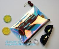 China Reclosable PE PVC plastic slider zipper storage bags, multi color plastic slider zipper clear pvc pencil bag, pvc zipper for sale