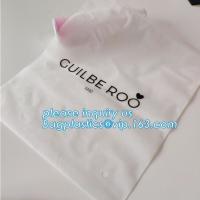 China CPE Slider Top Zipper Bag For Swimwear Custom Printed Clothes Packaging Frosted Poly Bags,frosted slider zipper lock pla for sale