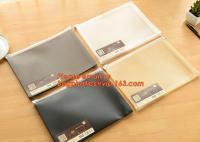 China Cheap promotional clear zip lock waterproofe plastic pvc zipper file folder bag for sale