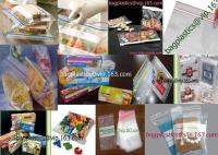 China PE LDPE fish food double zip lock plastic packaging bag, eco friendly zip lock pouch bag,Zip lockk bags custom, FDA LDPE M for sale