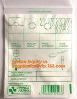 China Medical First Aid Kit Empty Bag, medical pill zip lock bag, resealable medical exit bag with Zip lockk for tobacco packs for sale