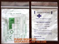 China specimen envelopes zip lock bag/plastic medical specimen transport packaging bag for laboratory, package/PE transparent for sale