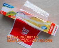 China Customize Resealable Plastic Clear Poly Zip lockk Baggies custom zip lock bag, LDPE HDPE CPE PPE PVC Plastic Slider Zipper for sale